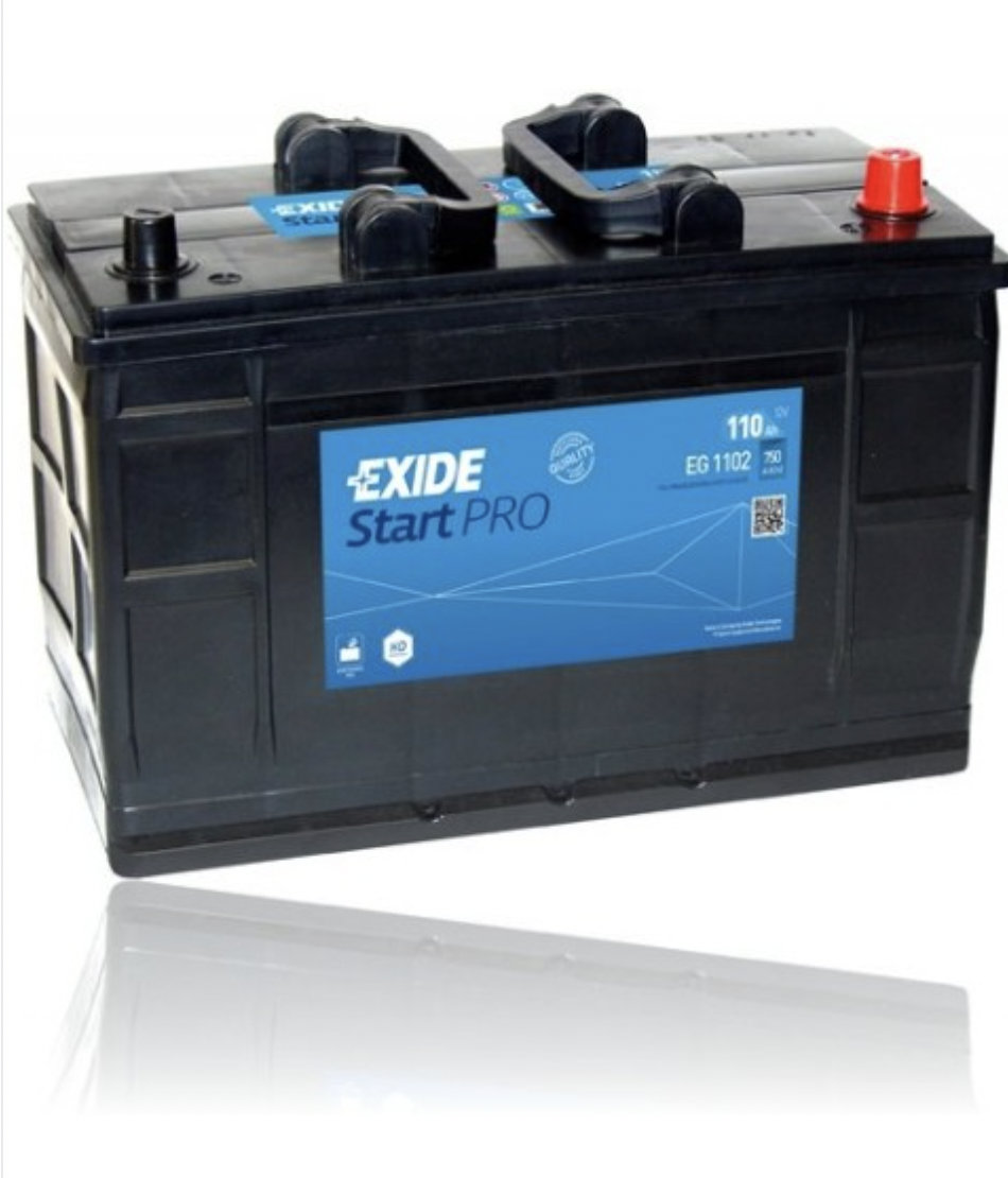 Baterie 12V 110Ah Camion Tractor Exide Start PRO EG1102 - Neobat.ro
