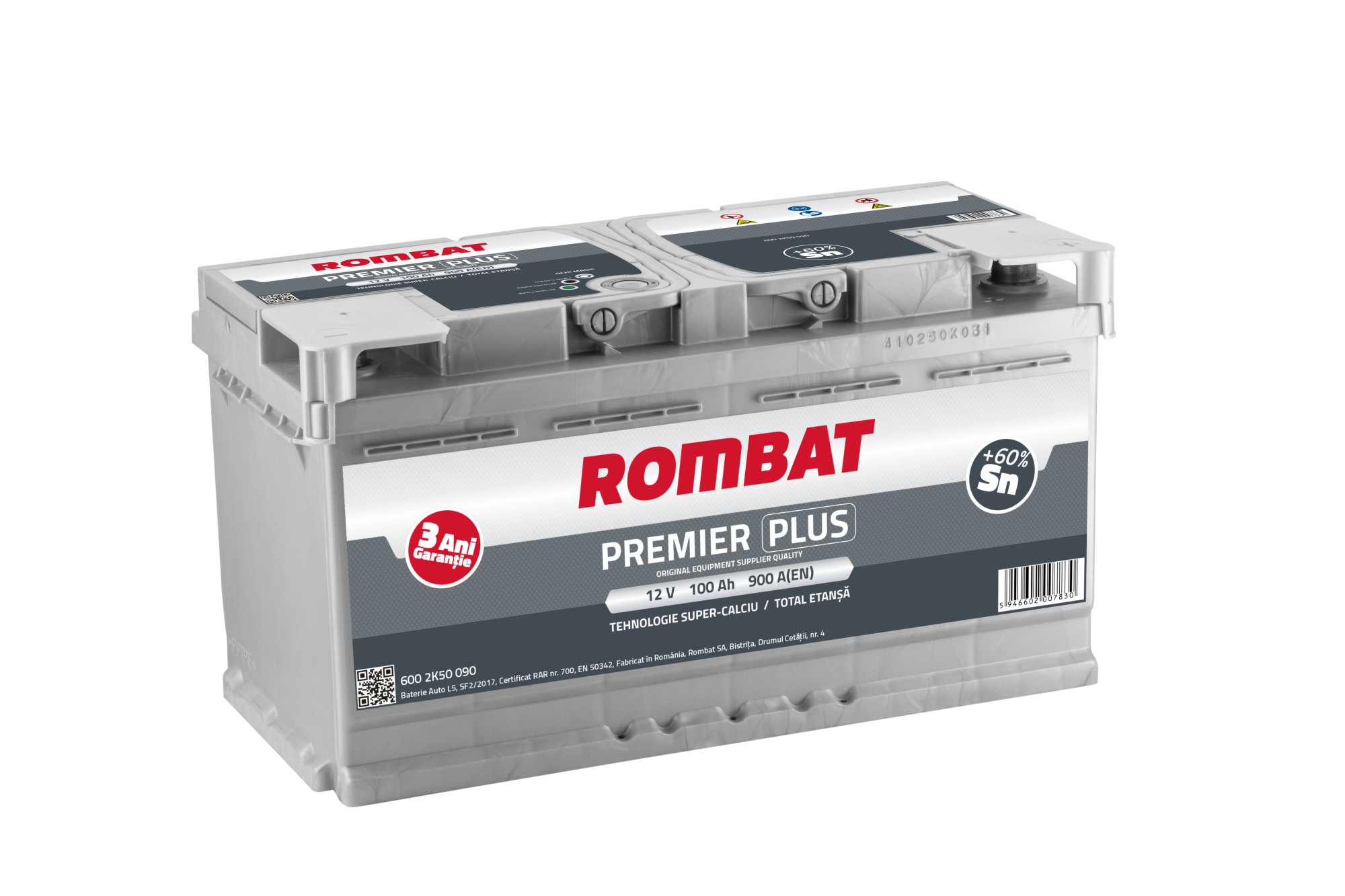 Baterie Auto ROMBAT PREMIER PLUS 100 Ah - Neobat.ro