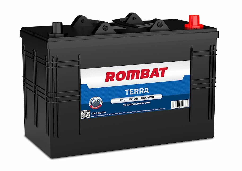 Acumulator Camion ROMBAT TERRA 12V - 105 AH - Neobat.ro
