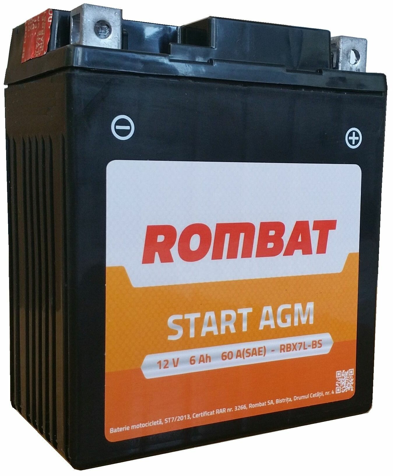 Acumulator Moto ROMBAT AGM 12V-8AH - Neobat.ro