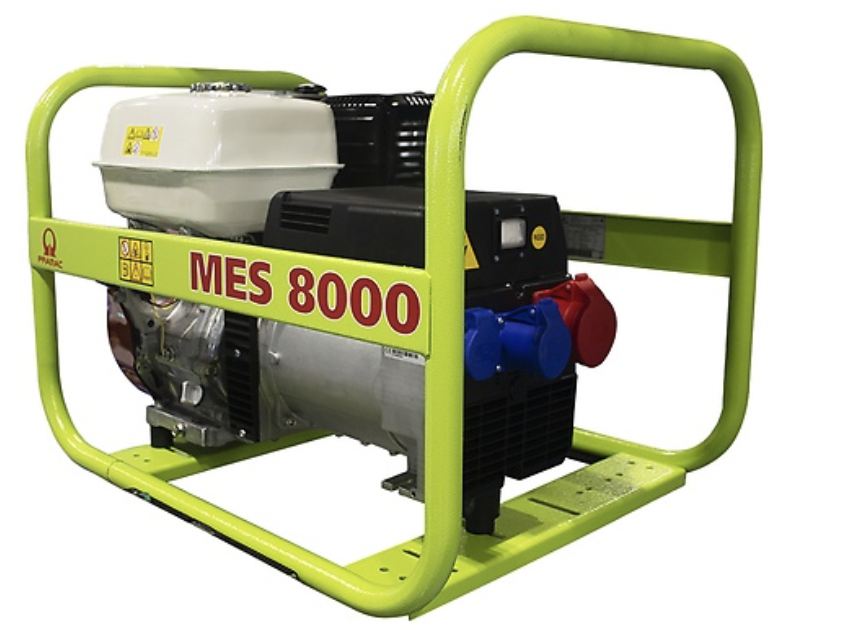Generator de curent PRAMAC model MES8000 Trifazic 400V / 230V 50Hz 6,6 ...